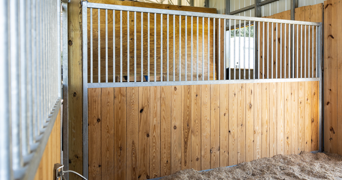 Horse Stall Partitions Horse Stable Partition Front Wall Cavalier